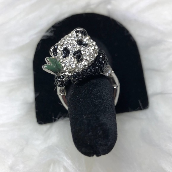 Jewelry | Cute Panda Ring Size 7 To 1 Adjustable | Poshmark